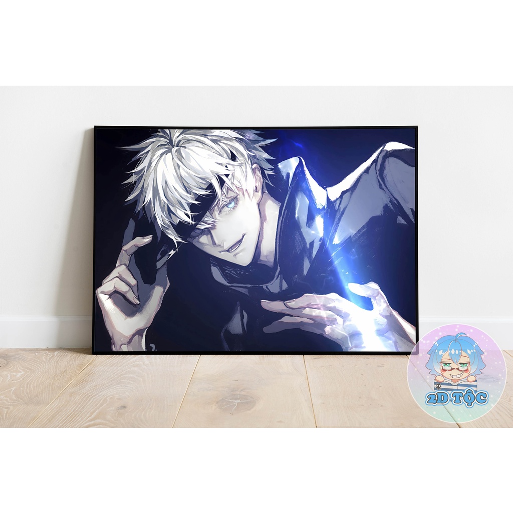 TRANH POSTER A3 GOJO SATORU (12) ANIME MANGA JUJUTSU KAISEN CHÚ THUẬT ...