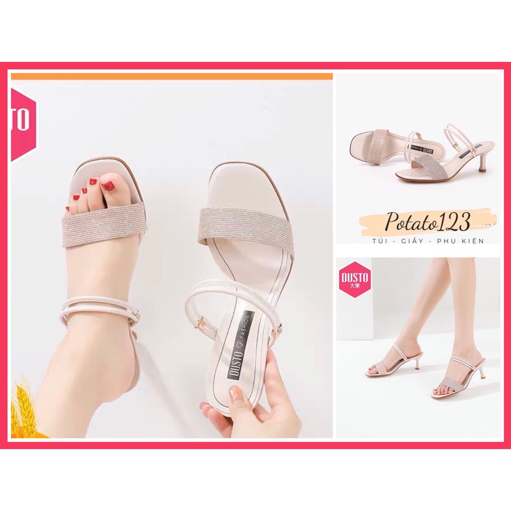 Dusto - Sandal Dusto gót nhọn đơn giản * | Shopee Việt Nam