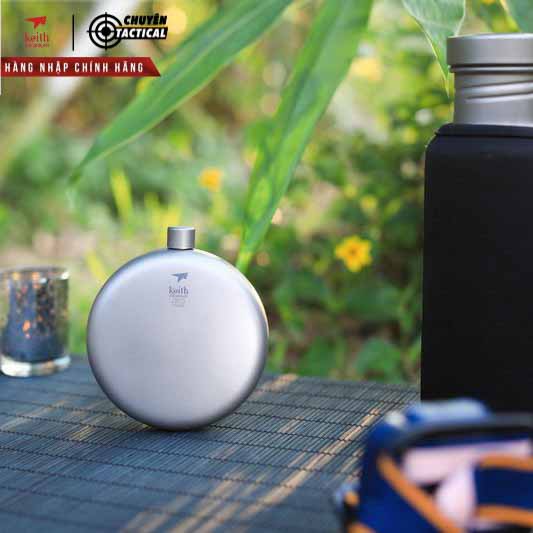 Bình Đựng Rượu Titanium Roud Flask 150ml Keith Ti9302 | Shopee Việt Nam