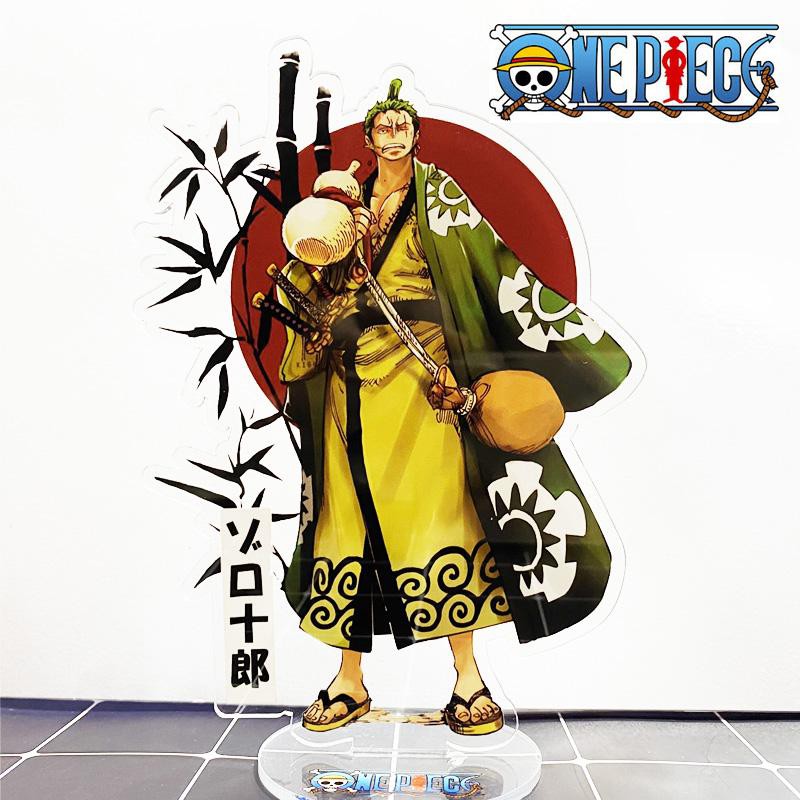 Standee One piece ver Wano quốc Zoro Mô hình trưng bày quà tặng trang ...