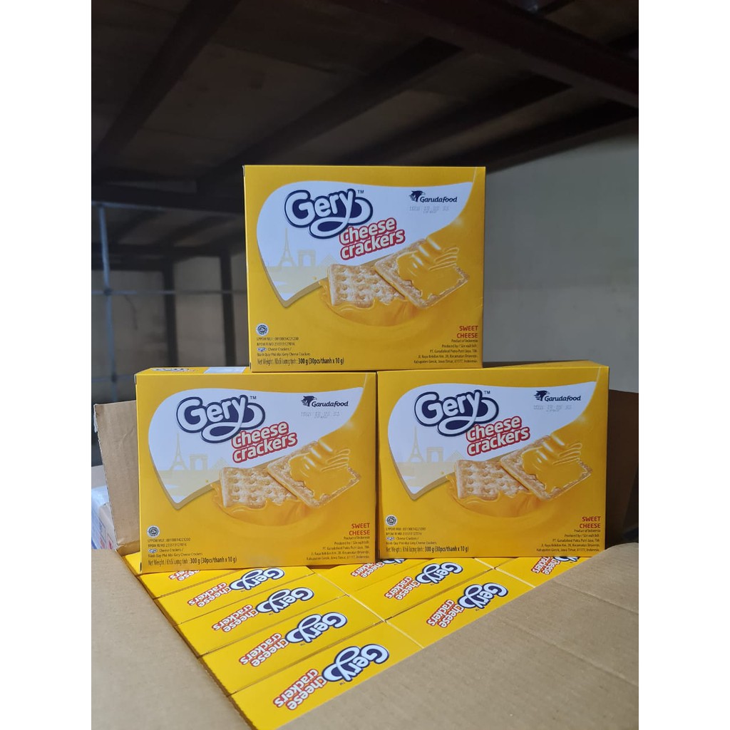 Bánh quy Cheese Cracker Grey GarudaFood hộp 300g | Shopee Việt Nam