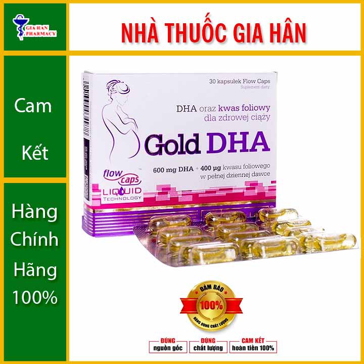 Viên Uống Gold DHA - Bổ Sung DHA & Axit Folic Cho Phụ Nữ Có Thai ...