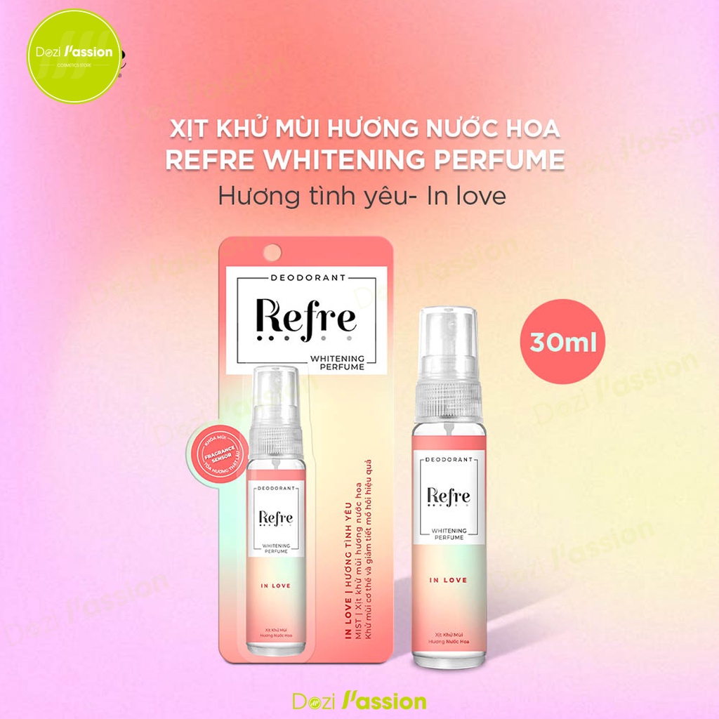 [MINI SIZE] Xịt Khử Mùi Dưỡng Trắng, Khử Mùi Hương Nước Hoa Tự Nhiên ...
