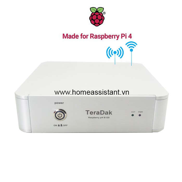 Vỏ Case Nhôm Cho Raspberry Pi 4 Làm NAS DAC HIFI Volumio TD01 | Shopee ...