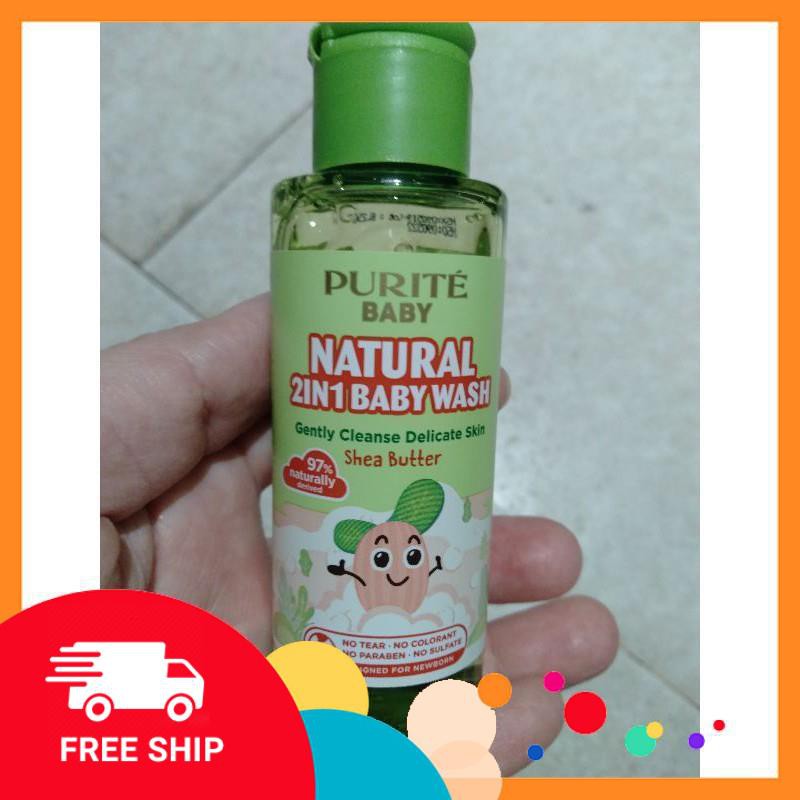 Sữa tắm gội baby 2 in 1 Purité Natural - 60g _aer | Shopee Việt Nam