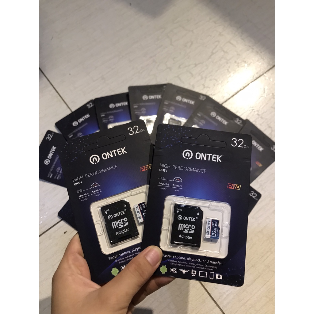 Thẻ nhớ ONTEK 32G CHẠY CAMERA YOOSEE chuẩn class 10. Chinh hãng - Bảo hành 12 tháng | Shopee ...