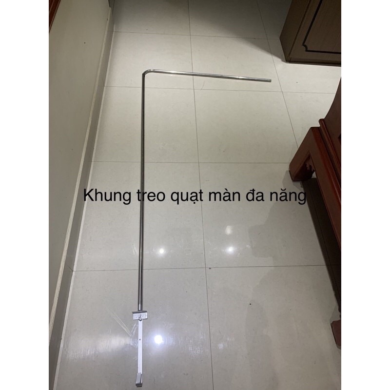 Khung treo quạt màn inox tiện lợi 2023 (thanh treo quạt trần màn ...