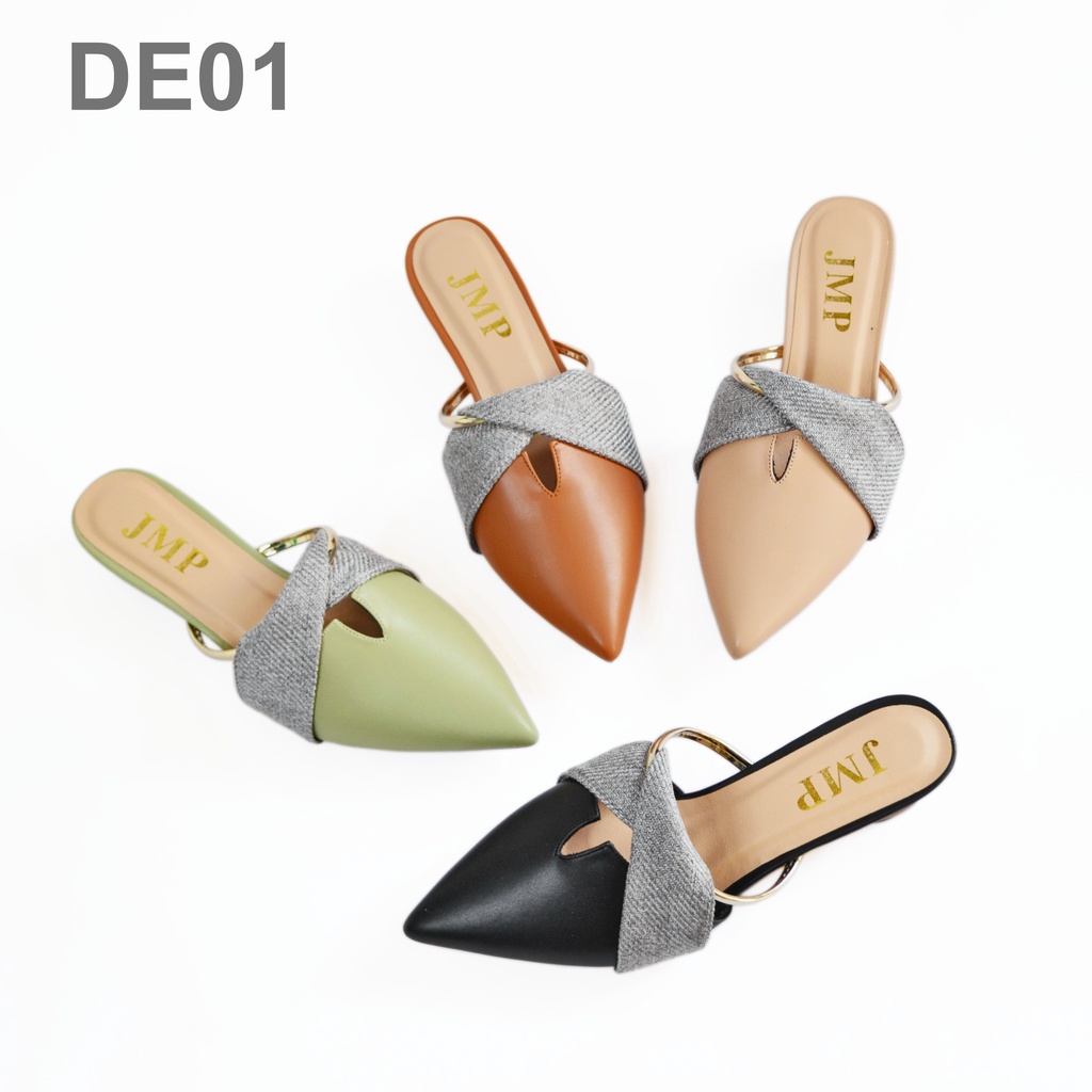 Giày sục bít mũi cao 2cm sang trọng - DE01 | Shopee Việt Nam