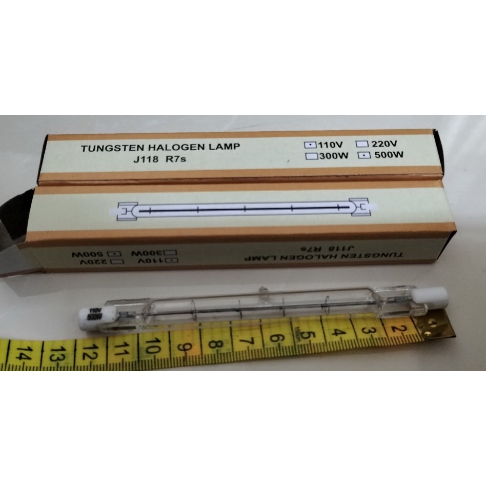 Bóng đèn Halogen cao áp R7S (bóng đũa) 110V/220V 500W/1000W - Tungsten ...