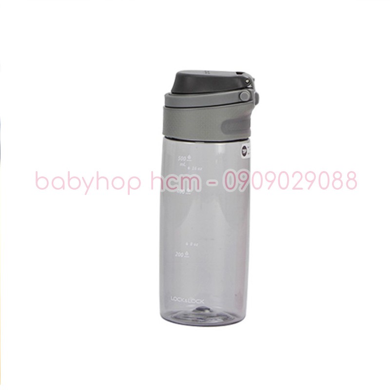 Bình nước Lock &Lock One Touch Sport Nhựa Tritan ABF762 - 550ml ABF763 - 750ml - BABYHOPSG ...