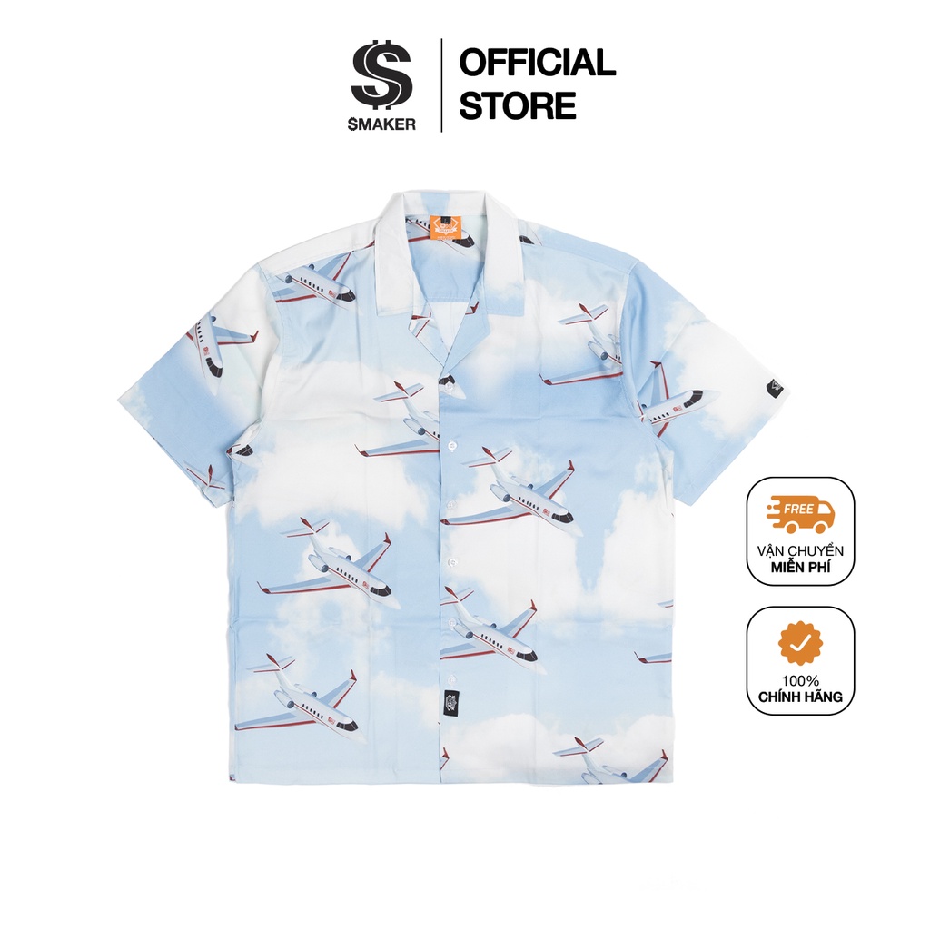 [SMAKER] Áo Sơ Mi tay ngắn cotton nam nữ Unisex form rộng, local brand ...