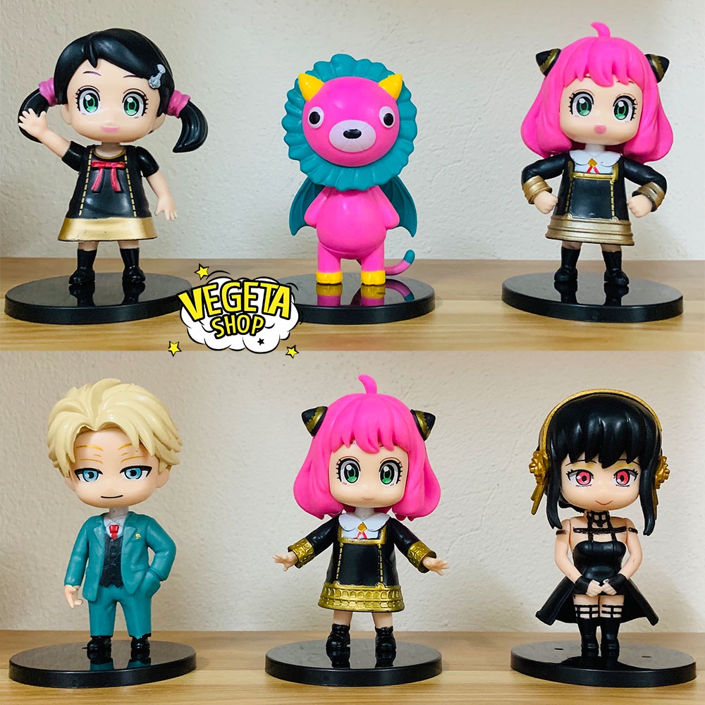 Mô hình Spy X Family Gia đình điệp viên Chibi Loid Forger Yor Forger ...