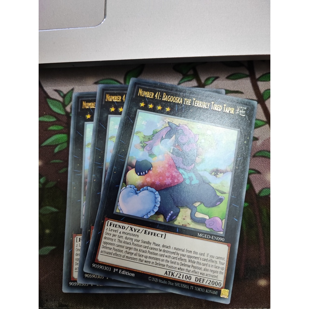 [Yugioh Funny Shop] 1 lá thẻ bài Number 41: Bagooska the Terribly Tired ...