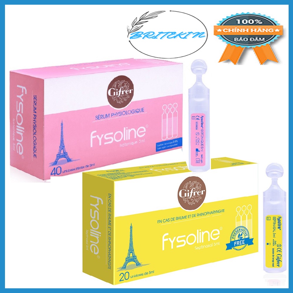 Nước Muối Sinh Lý Pháp Fysoline An Toàn Cho Trẻ Sơ Sinh | Shopee Việt Nam