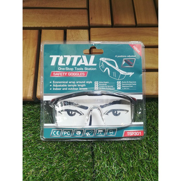 KÍNH BẢO HỘ LAO ĐỘNG TOTAL TSP301 [CHÍNH HÃNG] KÍNH CHỐNG BỤI TOTAL [RẺ ...