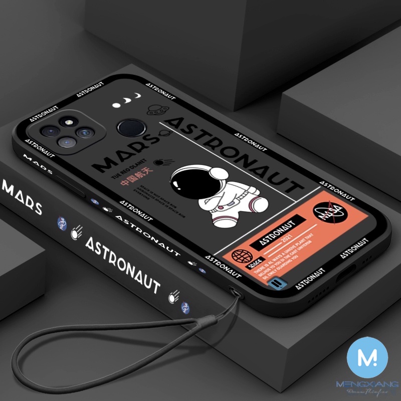 Ốp Điện Thoại TPU Dẻo Vuông Nasa Redmi 10C Note 10 10S Pro 9s 9 8 7 Pro 9A 9C 9T 8 9 10 POCO X3 ...