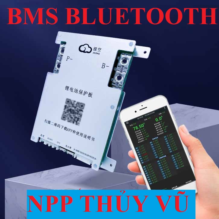 Smart BMS JK Active Balance 8s - 24s 3.7v 3.2v Jikong mạch bms cân bằng chủ động buetooth vip ...