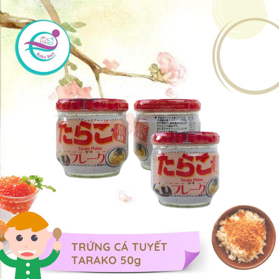 Ruốc trứng cá tuyết Tarako Flakes - Happy Foot Nhật 50G | Shopee Việt Nam
