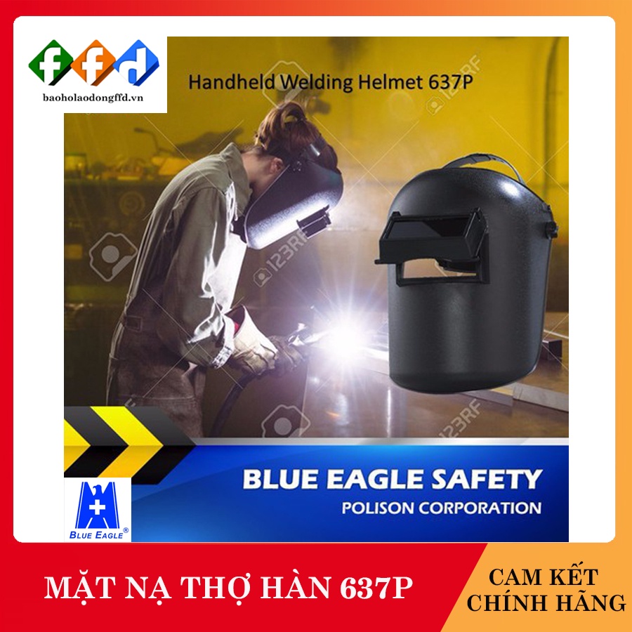 [Hàng chính hãng] Mặt nạ thợ hàn đội đầu Đài Loan BLue Eagle 633P | Shopee Việt Nam