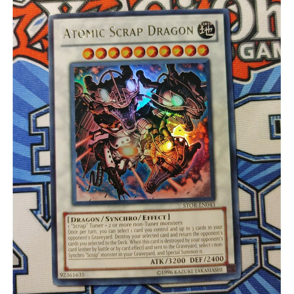 Bài Yugioh - Atomic Scrap Dragon (Ultra Rare) | Shopee Việt Nam