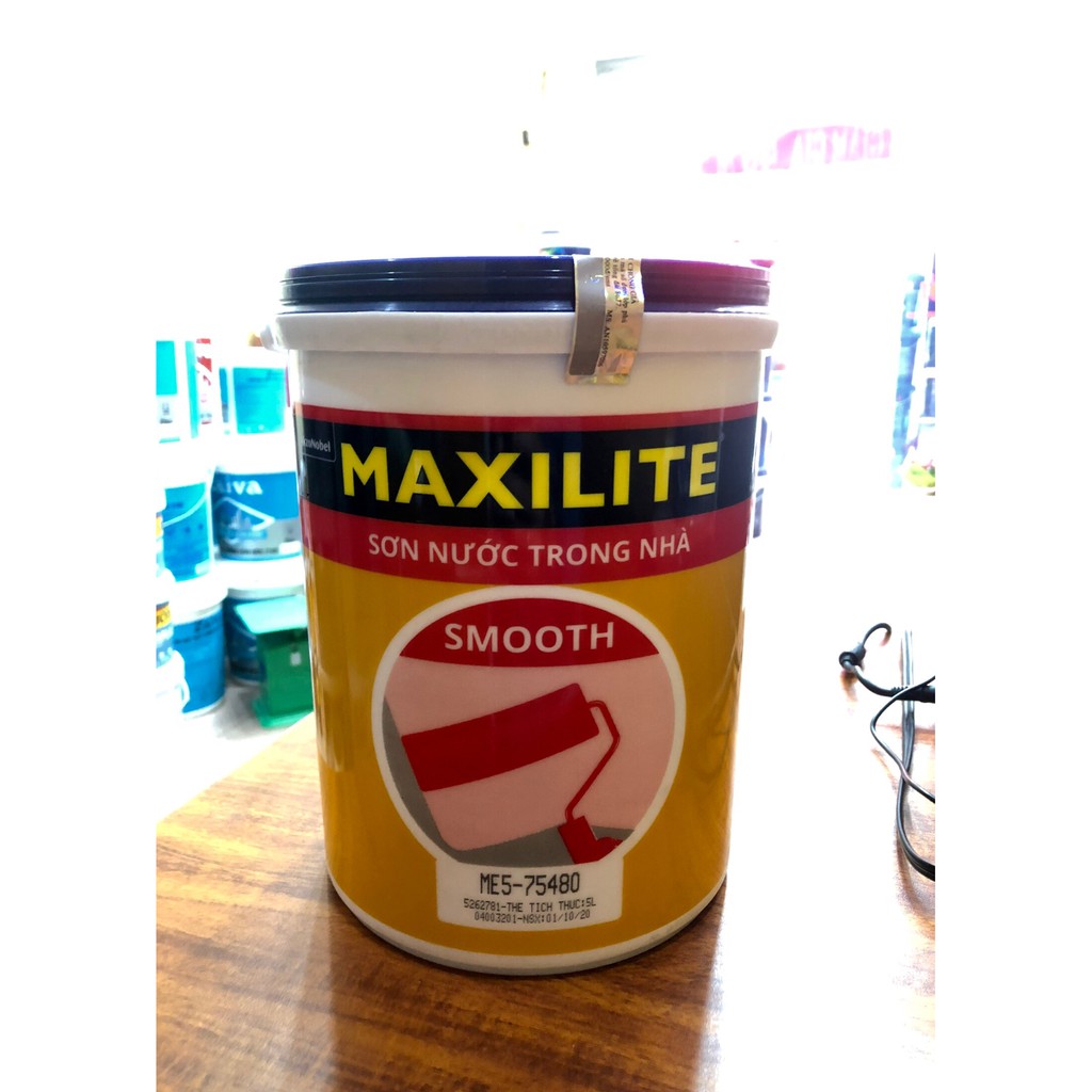 MAXILITE SMOOTH SƠN NƯỚC TRONG NHÀ LOẠI 5 LÍT | Shopee Việt Nam