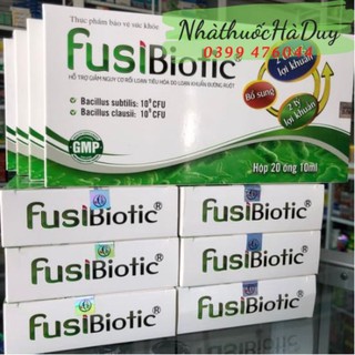 FusiBiotic - Hỗ trợ giảm nguy cơ rối loạn tiêu hóa do loạn khuẩn đường ...