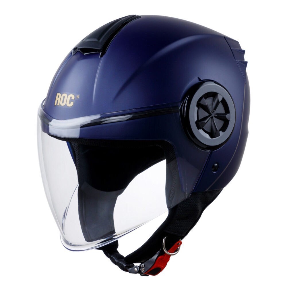 Mũ bảo hiểm 3/4𝐑𝐎𝐂 𝐑𝟎𝟔 xanh than mờ | Shopee Việt Nam