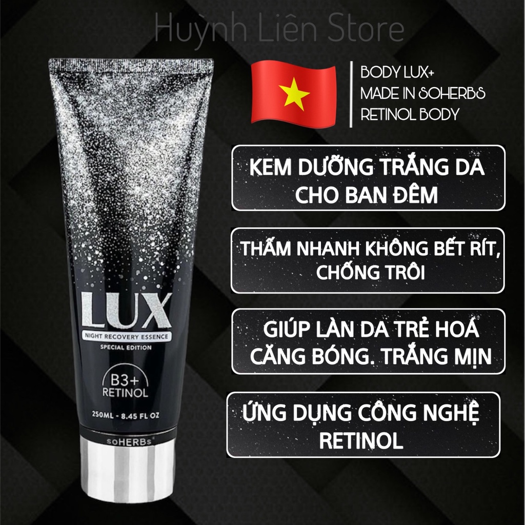 Kem Body Lux+ [CHÍNH HÃNG] Dưỡng Trắng Da Ban Đêm | Shopee Việt Nam