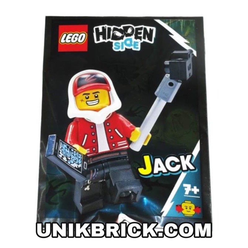 Lego UNIK BRICK Hidden Side 791901 Jack Foil Pack Polybag Túi nhân vật ...