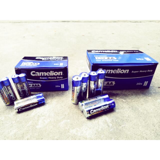 Hộp Pin tiểu Camelion AA 2A và AAA 3A 20 cặp 40 viên Chính hãng ...