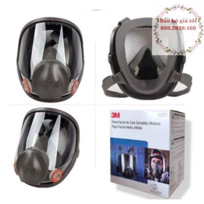 Mặt nạ phòng độc 3M 6800 kèm phin lọc 3m 6001 + bông lọc 3m 5N11 + Nắp giữ 501 -BHGT | Shopee ...