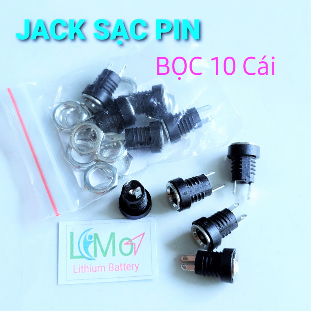 Jack sạc pin (Jack cái). Jack sạc 5.5x2.1mm, Chuyên dùng làm jack sạc ...