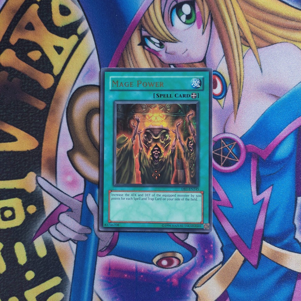 [Thẻ bài] Mage Power DB1-EN245 Thẻ bài Yugioh chính hãng | Shopee Việt Nam