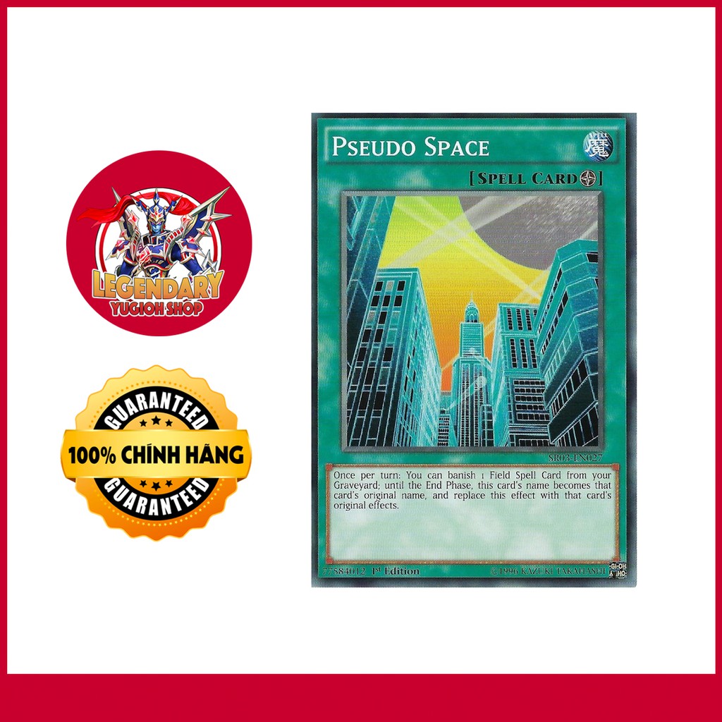 [Thẻ Bài Yugioh Chính Hãng] Pseudo Space | Shopee Việt Nam