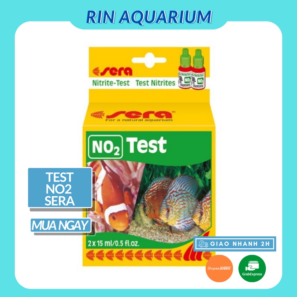 Hộp Test NO2 Sera - Bộ Test NO2 Sera - Đo Độ Nitrite - Đô hàm lượng NO2 ...