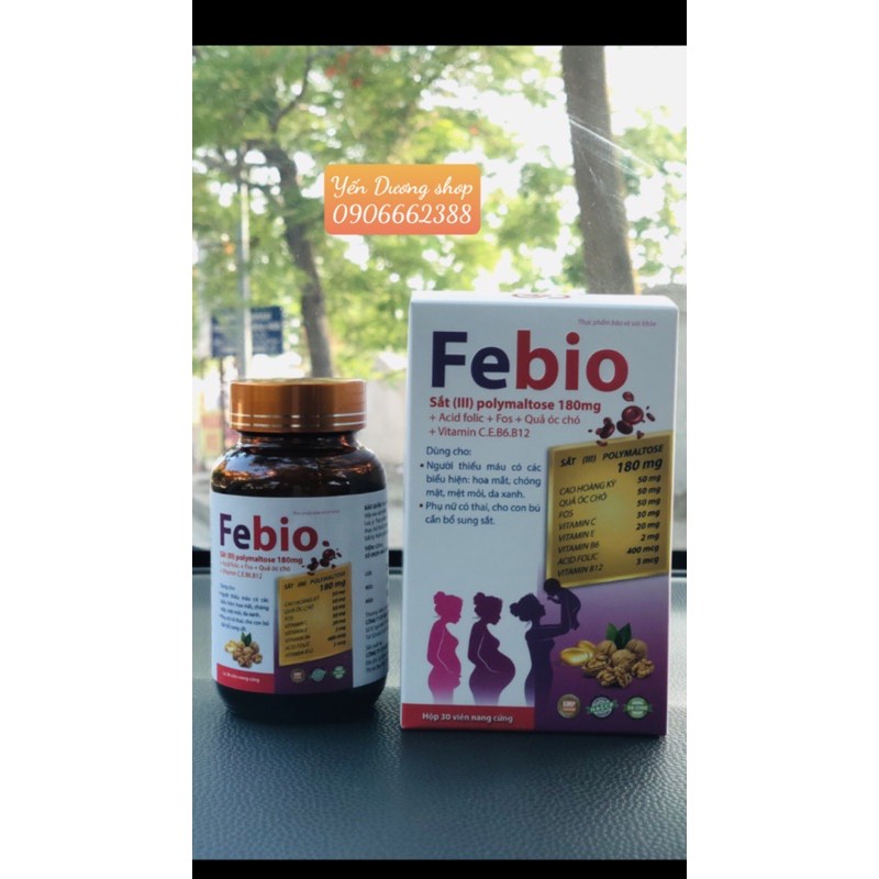 Viên uống sắt bổ máu Febio | Shopee Việt Nam