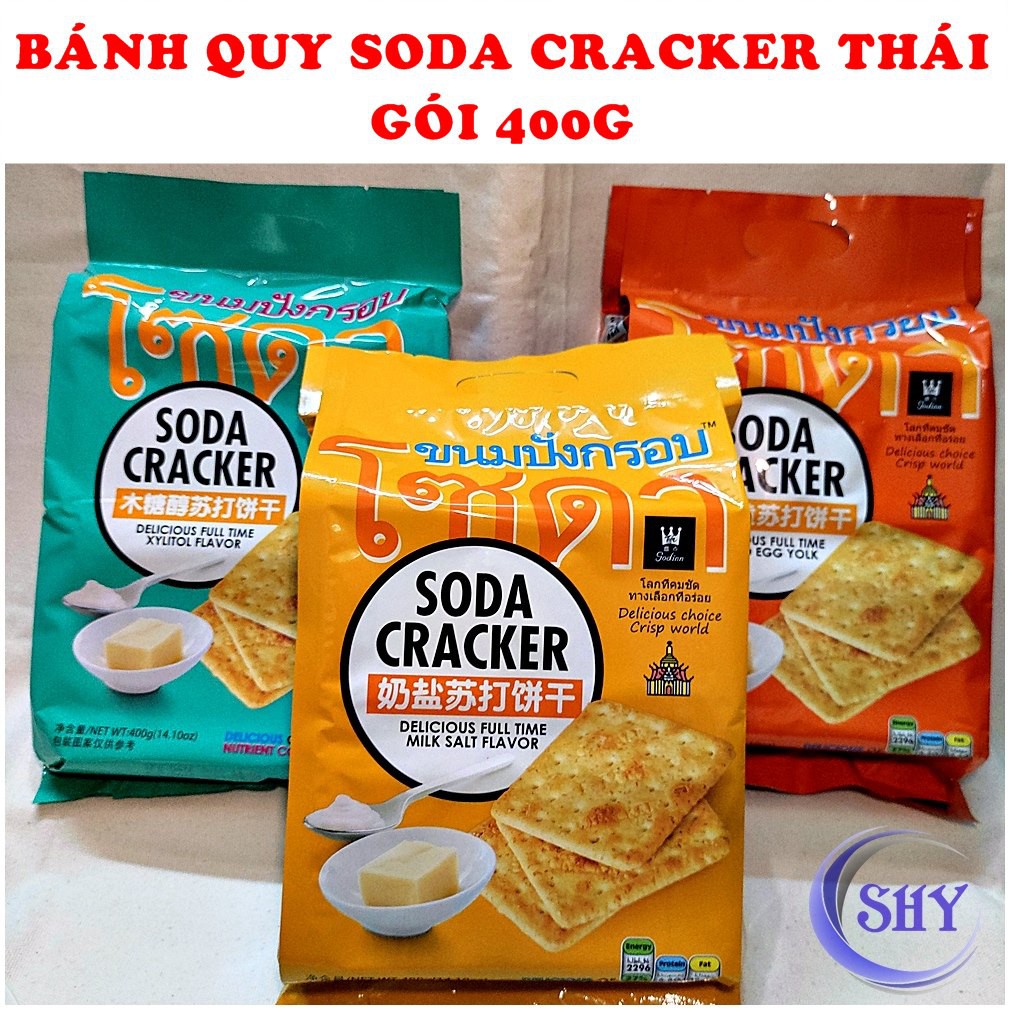 BÁNH QUY SODA CRACKER THÁI GÓI 400G | Shopee Việt Nam