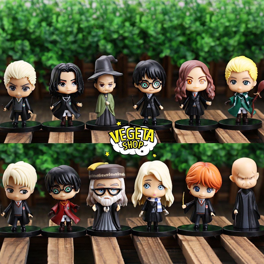 Mô hình Harry Potter Hermione Ron Draco Malfoy Dumbledore Luna Lovegood ...