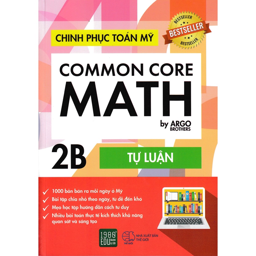 Sách - Chinh Phục Toán Mỹ - Common Core Math (Tập 2B) | Shopee Việt Nam