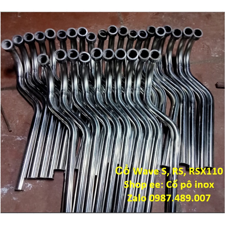 Cổ pô Wave S/RS/RSX 110, inox 304 | Shopee Việt Nam