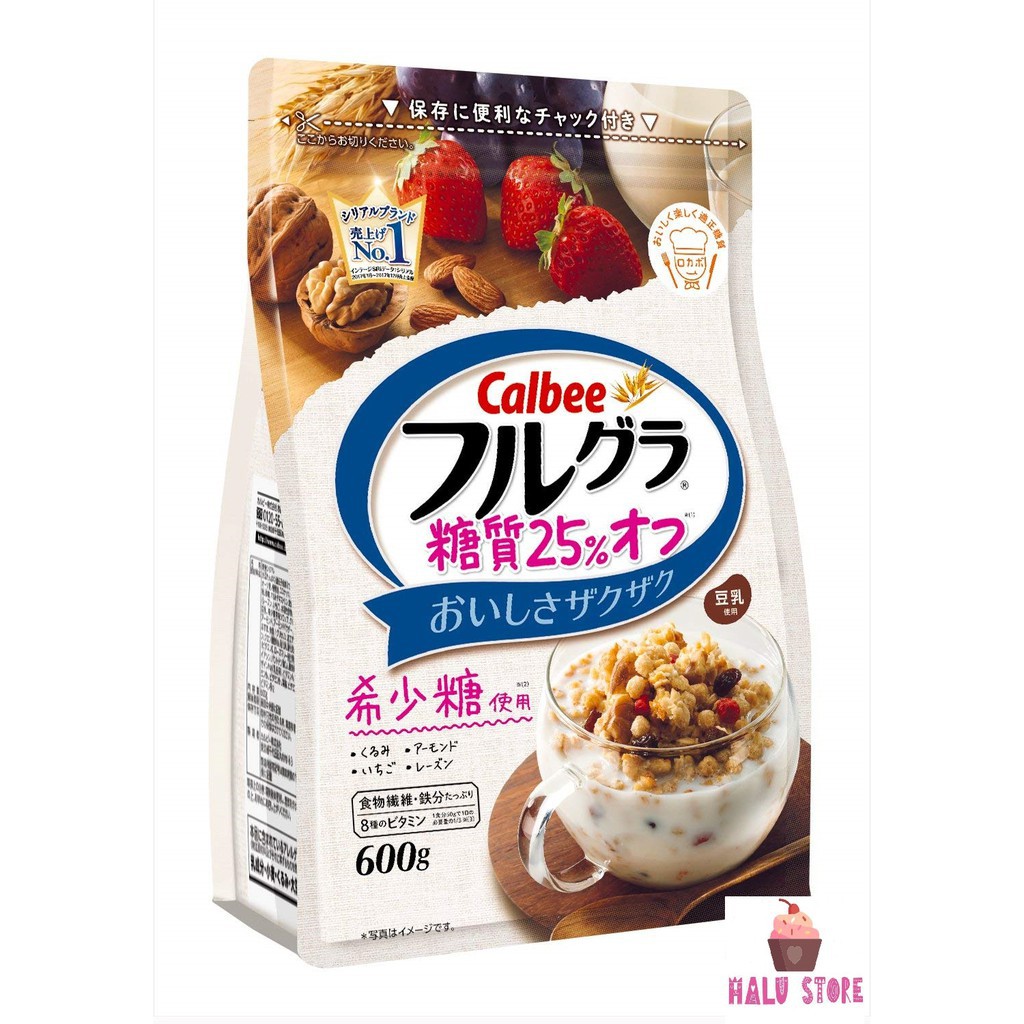 (HSD 3/2021) Ngũ cốc ăn kiêng Calbee gói Trắng 600g - Nhật Bản | Shopee Việt Nam