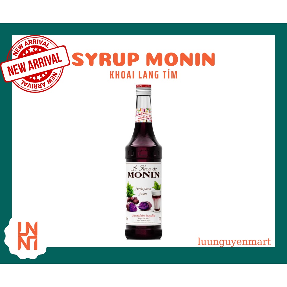 Siro/ Syrup Monin Vị Khoai Lang Tím/ Purple Sweet Potato - Chai Thủy ...