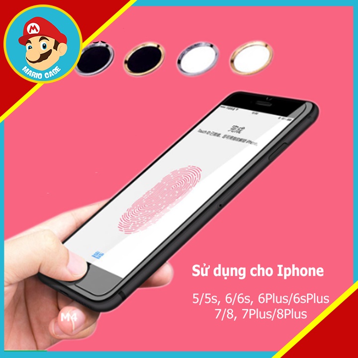 Nút home có cảm ứng vân tay Cho Iphone 5/5s, 6/6s, 6Plus/6sPlus, 7/8, 7Plus/8Plus - Mario case ...