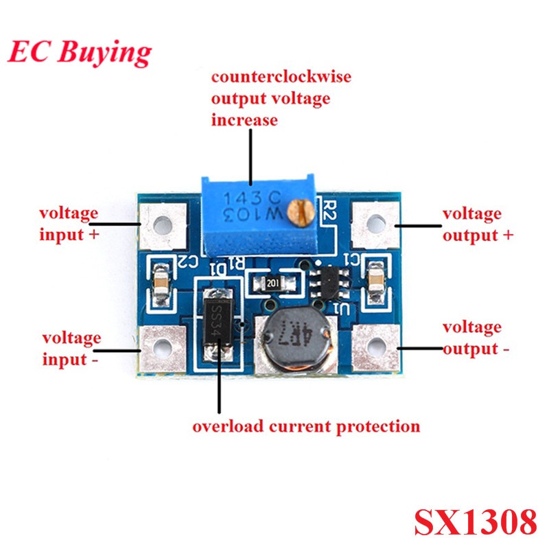 Mô đun tăng áp từ Dc-Dc 2-24v sang 2-28v Sx1308 Sot23-6 B628 Sot-23 | Shopee Việt Nam