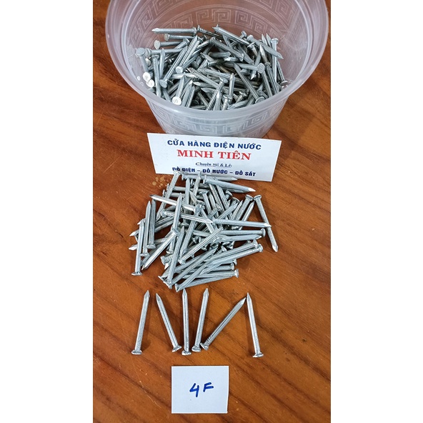 1 Kg Đinh thép đóng bê tông, tường kích thước 2F5, 3F, 4F, 5F | Shopee Việt Nam