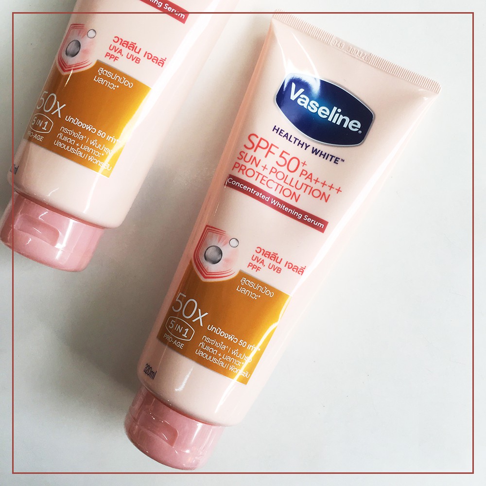 [Chính hãng] SỮA DƯỠNG THỂ Vaseline 50X SPF 50++ Thái Lan (320ml ...