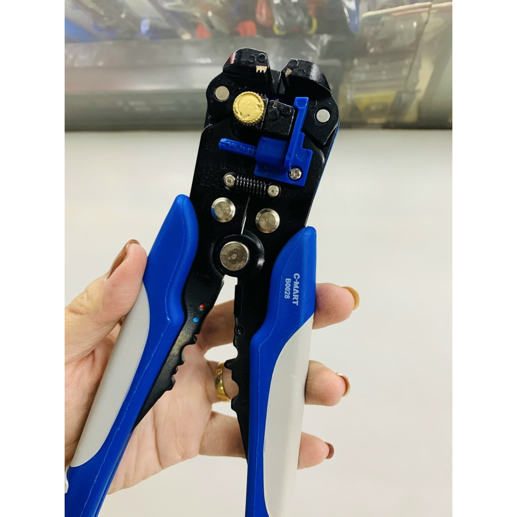 Kìm tuốt, cắt dây điện tự động C-MART B0028 | Shopee Việt Nam