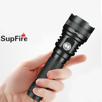 Đèn pin Supfire C8-F siêu sáng, pin Lithium, sạc USB (DP05) | Shopee ...