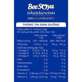 Dầu Đậu Nành Bee Soya 5L–Cung Cấp Giá Sỉ-Dùng Nấu Chay Cho Bếp Ăn Từ ...