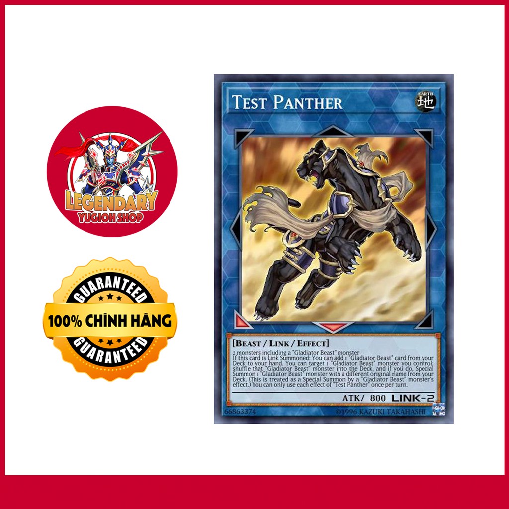 [Thẻ Bài Yugioh Chính Hãng] Test Panther | Shopee Việt Nam